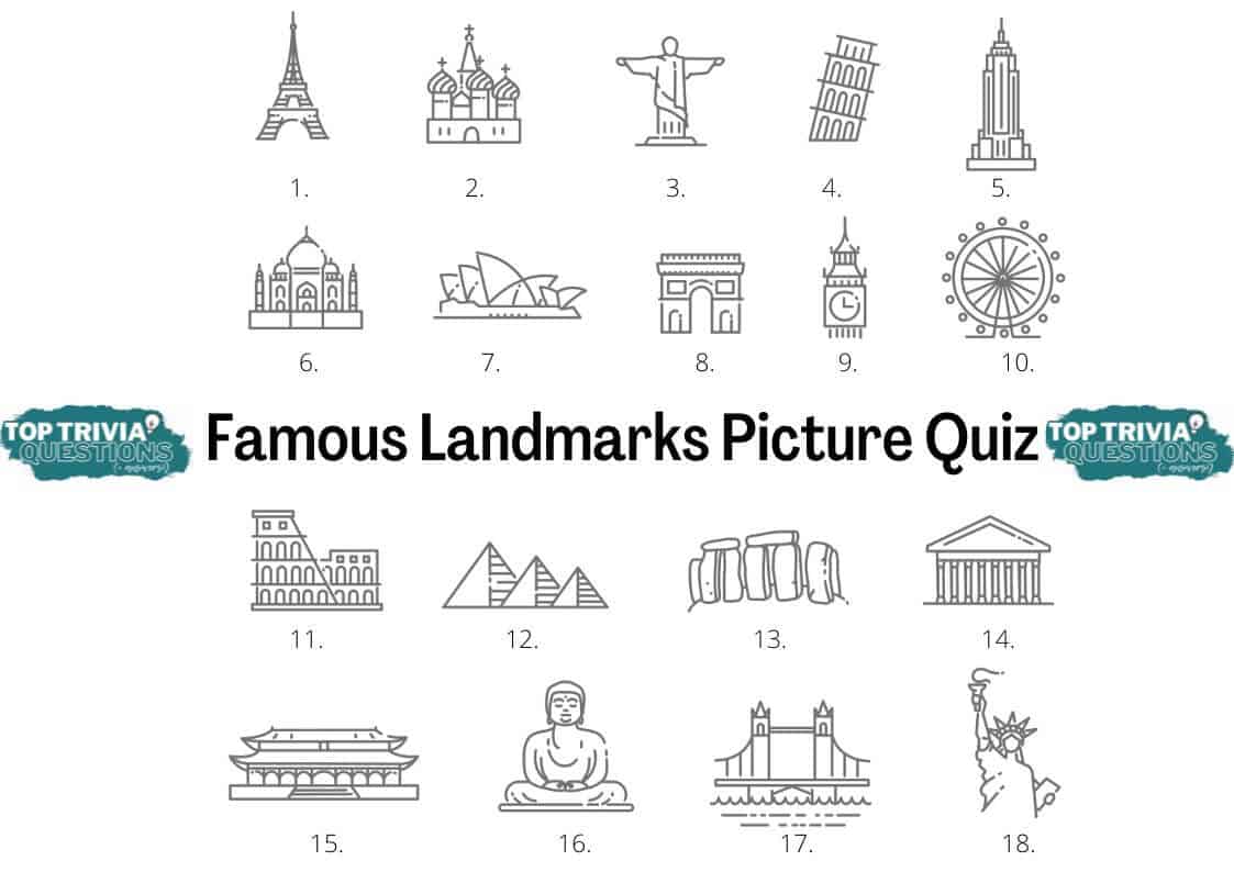 ULTIMATE Famous Landmarks Quiz inc Picture Quiz Top Trivia Questions ULTIMATE Famous Landmarks Quiz inc Picture Quiz Top Trivia Questions